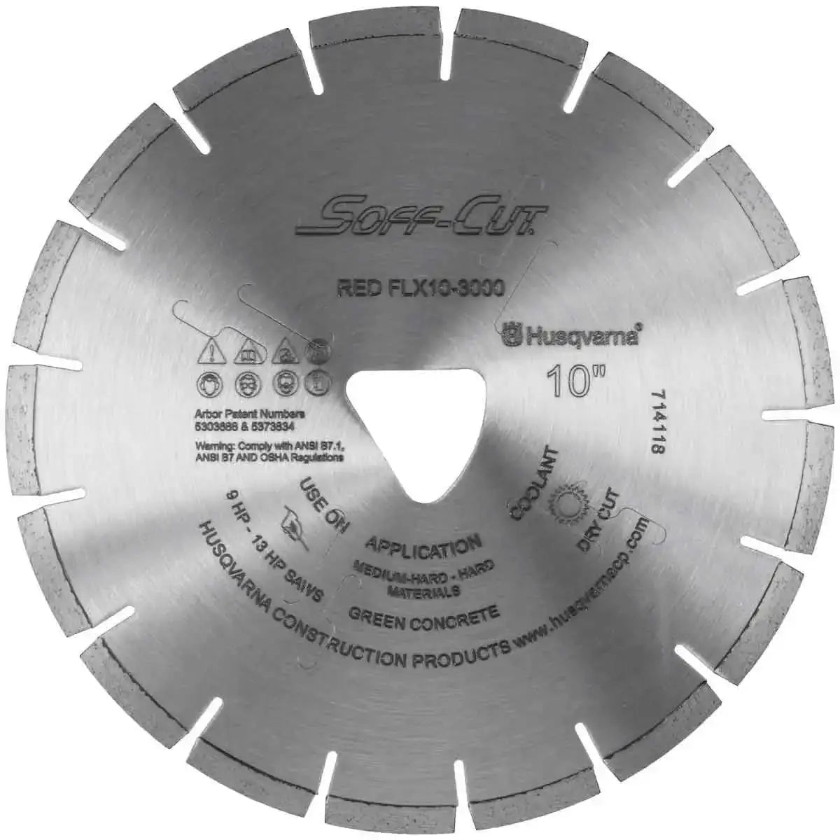 Soff Cut FLX 3000 Red Green Concrete Blades