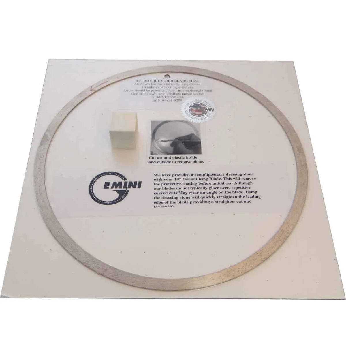 Gemini Double Sided Diamond Blade for Revolution Tile Saw