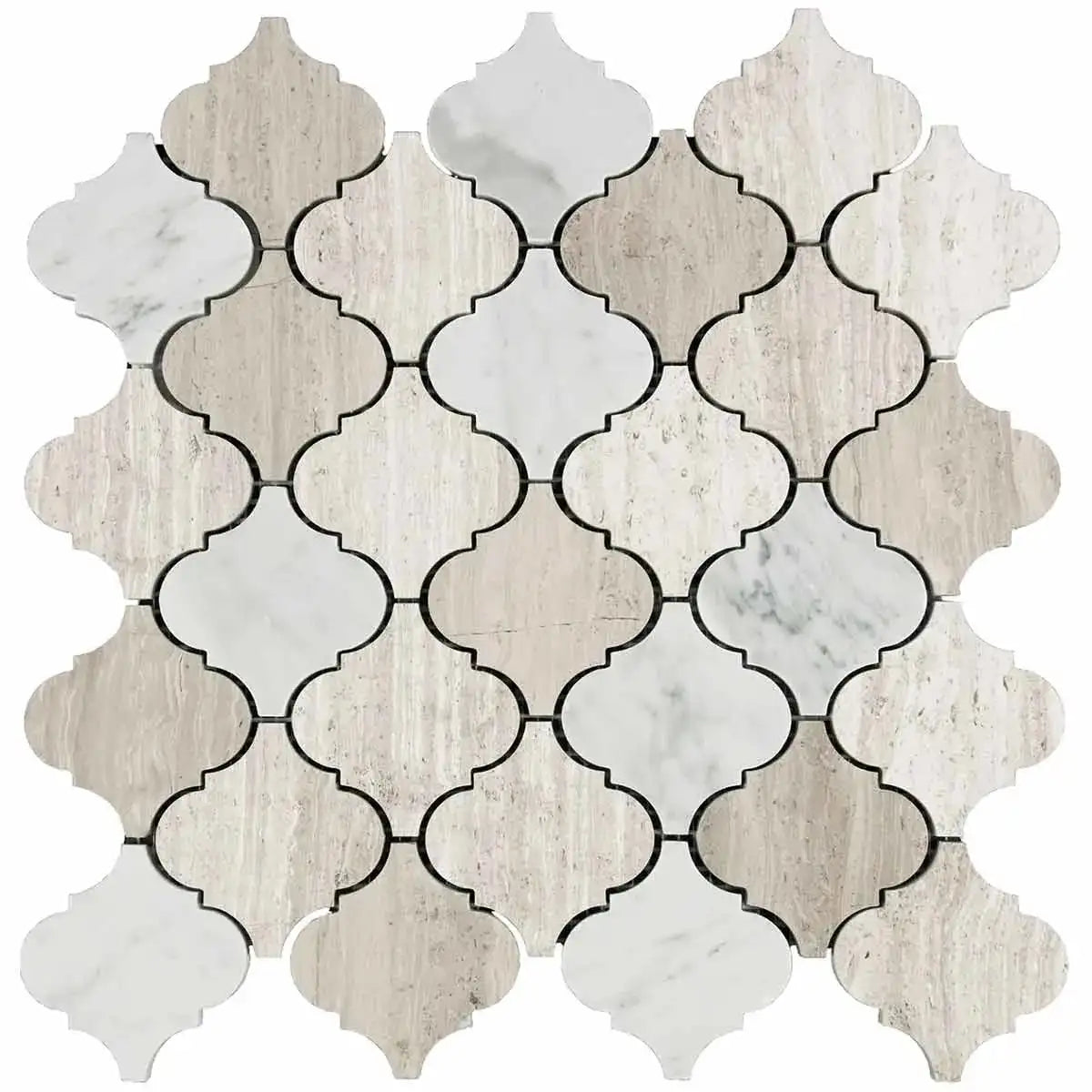 Interceramic Tile Marble 2" x 2" Lantern Polished Mosaic