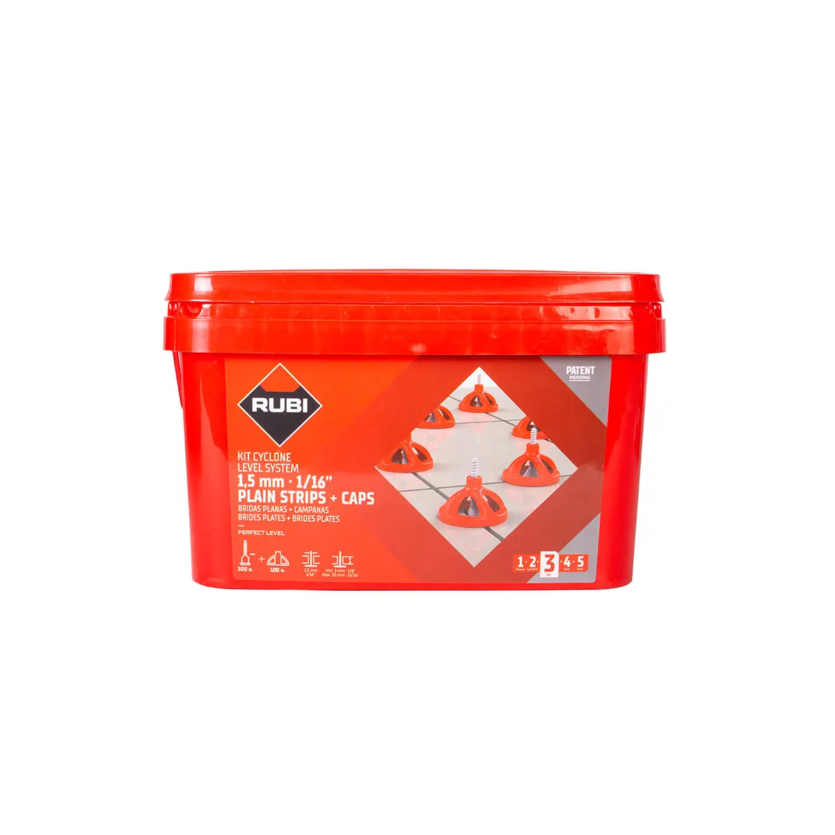 Rubi Cyclone Leveling System 1/16 Inch Kit