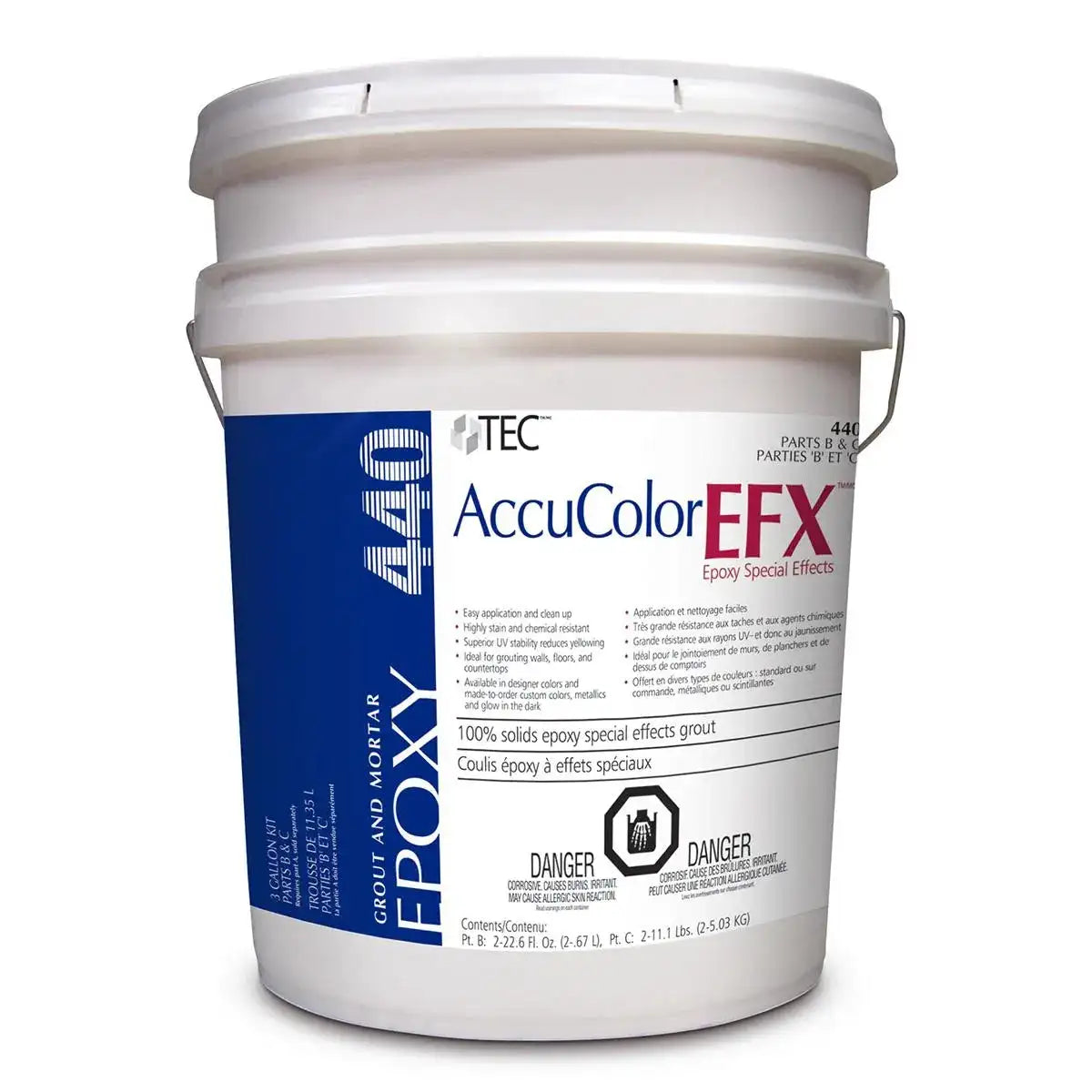 TEC AccuColor EFX Epoxy Special Effects Grout Kit