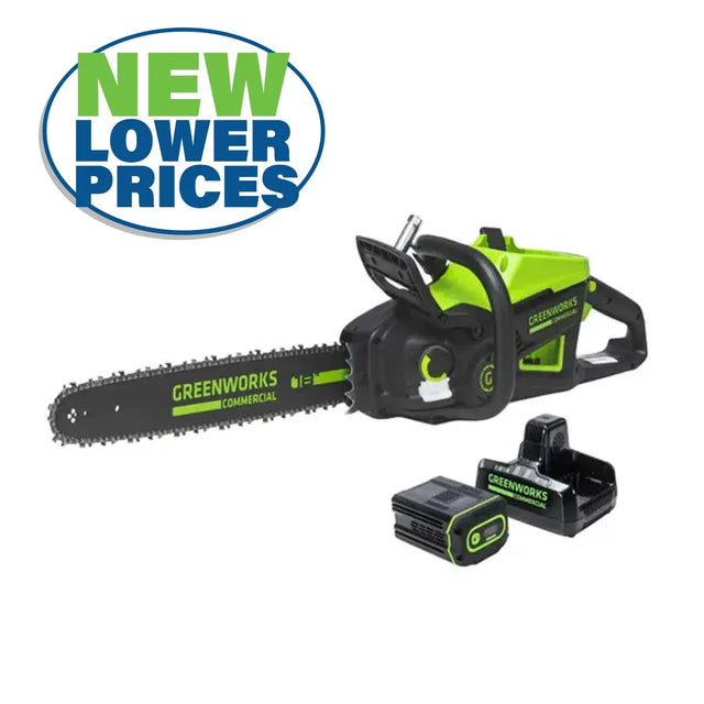 Greenworks 82V 18" 2.7kW Chainsaw w/Battery & Charger
