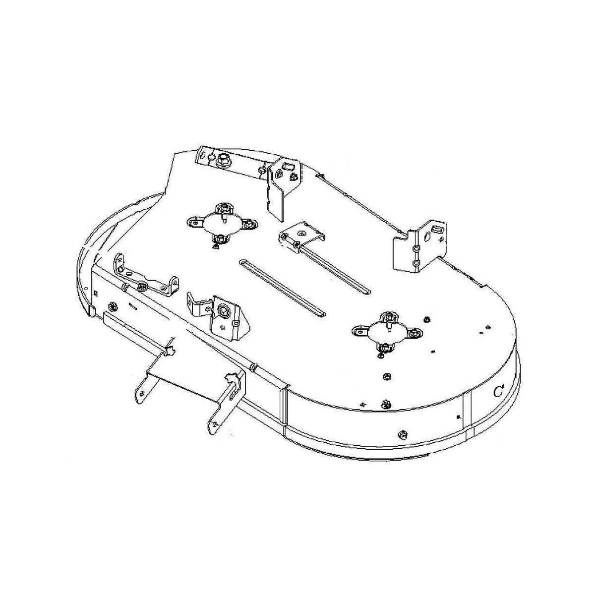 Husqvarna Z242F 42" Mower Deck Shell Only | Contractors Direct